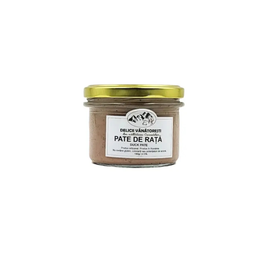 Pate de rata, 180g-Delicii Vanatoresti - Bacania ROD